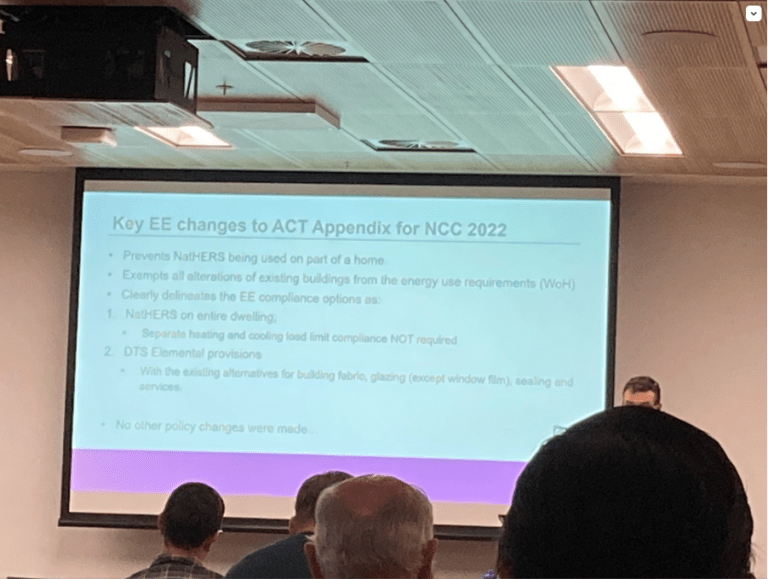 Understanding ACT energy efficiency legislation changes